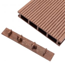 Composite Decking End Cap - Teak Box Of 10 - Pearsons of Duns
